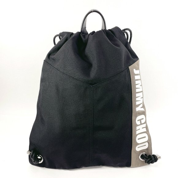 Jimmy Choo | Bags | Jimmy Choo Marlon Backpackdaypack Canvas Leather ...